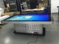 China 86In Interactive Multi Touch Table Shopping Centre Standing Kiosk for sale