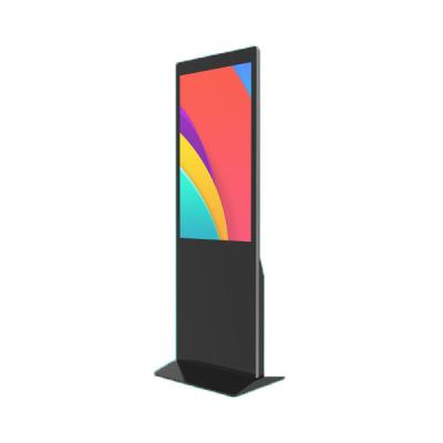 China LTI 55In Standalone Digital Signage Super Slim Standing Kiosk for sale