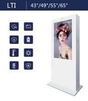 China IP65 LCD Digital Signage 55 Lcd Kiosk Displays Standing Kiosk for sale