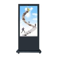 China Double Side Totem Touch TFT Floor Standing Touch Screen Kiosk 55