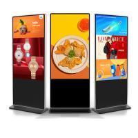 China TFT 65 Inch Standing Kiosk 1920x1080 Totem Digital Signage 500cd/m2 for sale