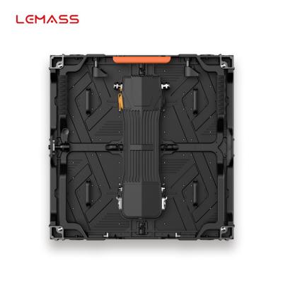 China P3.9 LED video wall display cabinet 500*500mm LMS-VVR Series eye protection for sale