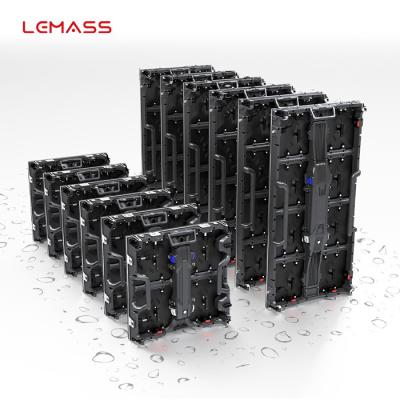 China Outdoor P4.8 Rental LED Cabinet Screen 500×500mm With 4500cd/Sqm Brightness for sale