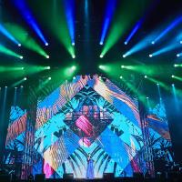 China Outdoor P4.8 Rental LED Cabinet Screen 500×500mm With 4500cd/Sqm Brightness for sale
