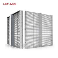 China Transparent P50 Creative LED Display Screen 1000×1000mm With Aluminum Frame for sale