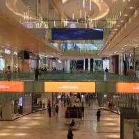 China P15 high transparency LED advertising display 1000*500mm LMS-Mesh SMD3535 for sale