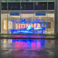 China P10 glass door transparent LED screen 1000*500mm LMS-Mesh high quality PWM drive IC for sale