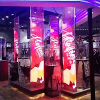 China P31 Stage Transparent LED Screen Display 1000×1000mm With Aluminum Frame for sale
