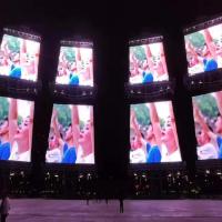 China Modular P7.8 Creative LED Display Screen Transparent For Outdoor for sale