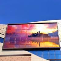 China P10.4 Commercial Transparent Advertising Screen , LED Panel Transparent For Plaza ODM for sale