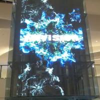 China SMD 3510 Transparent LED Display Panel P20.8 Lightweight Compact for sale