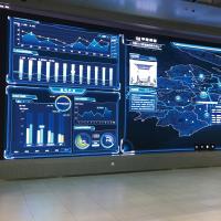 China P1.2 LED Indoor Video Wall Display SMD 1010 Multi Directional For Commercial for sale