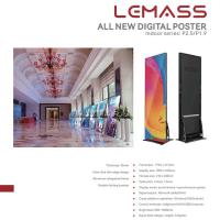 China P1.5 Indoor Commercial LED Display Screen , Smart LED Poster Remote Control for sale