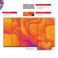 China Ultra Thin Commercial LED Display Screen , P2.5 LED Poster Panel For Advertising for sale