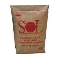 China Custom Woven PP Valve Bag 25Kg 50Kg Capacity 70-100GSM for Cement Gypsum Powder Packaging for sale
