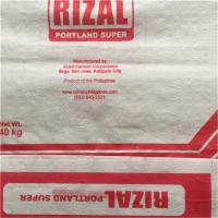 China 20kg to 50kg Woven PP Block Bottom Valve Bags with Self-Closing Valve - 70-100 GSM Laminated Polypropylene Packaging for sale