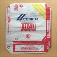 China 20kg to 50kg Woven PP Block Bottom Valve Bags with Self-Closing Valve - 70-100 GSM Laminated Polypropylene Packaging for sale