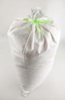 China White Thickened Woven PP Gusseted Bag 70-100 GSM with 80-120 Nm/hr Air Permeability for Fertilizer and Construction Materials for sale