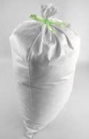 China White Thickened Woven PP Gusseted Bag 70-100 GSM with 80-120 Nm/hr Air Permeability for Fertilizer and Construction Materials for sale