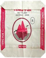 China Polypropylene Woven PP Valve Bags 25kg 50kg for Cement with 70-100 GSM and 40-120 Nm/hr Air Permeability for sale