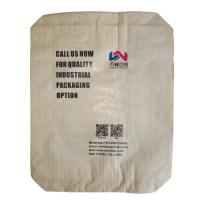 China 50kg & 25kg PP Woven Block Bottom Valve Bags 70-100GSM for Cement & Construction Materials for sale