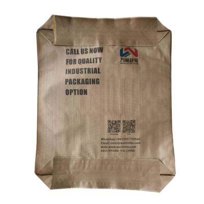 China PP Woven Block Bottom Valve Sack 70-100GSM for Cement and Construction Materials with 60M Monthly Production for sale