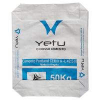 China Ad Star PP Cement Valve Bag 25KG 40KG 50KG Block Bottom with 70-100GSM Laminated Fabric for Industrial Packaging for sale