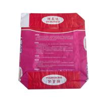China Waterproof Kraft Paper Cement Bags 20kg Multi-Wall with 90gsm Offset Printing and Self-Closing Valve for sale