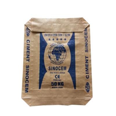 China PP Block Bottom Valve Bags for Heavy Duty 50kg Cement Ad Star Bags for sale