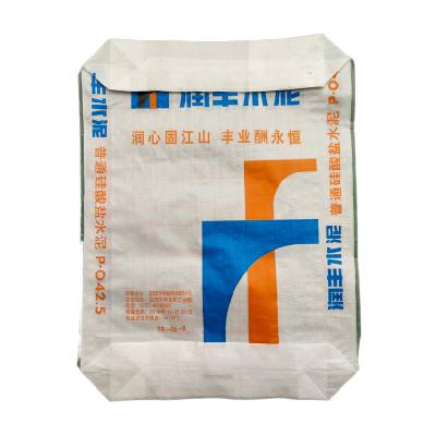 China 20KG 25KG 40KG 50KG  PP Valve Block Bottom empty cement bag China manufacture for sale