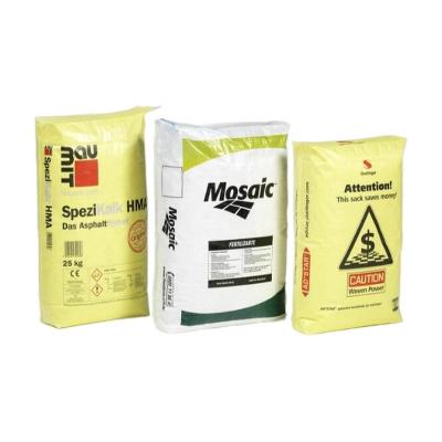 China Best sale 20KG 25KG 40KG 50KG  pp woven cement bag China manufacture for sale