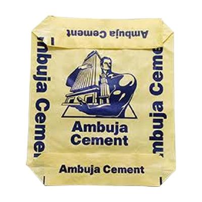 China Heavy Duty PP Valve Block Bottom Bag for 50kg Cement Packaging China Manufacture for sale