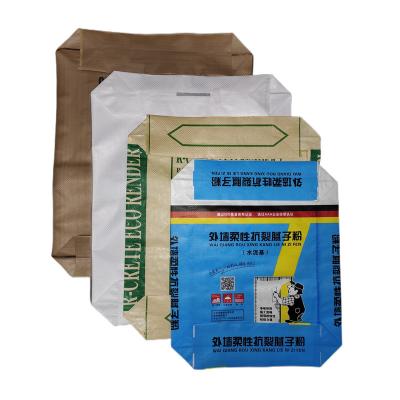 China Hot sale 20KG 25KG 40KG 50KG  PP Valve Block Bottom empty cement bag China manufacture for sale