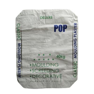China Empty PP Cement Bags 20KG 25KG 40KG 50KG Valve Block Bottom Cement Bags for sale