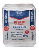 China Best Sale 20KG 25KG 40KG 50KG  PP Valve Block Bottom empty cement bag China manufacture for sale