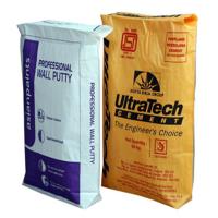 China Empty Cement Packaging Bags 20KG 40KG 50KG PP Block Bottom Valve Bag for sale