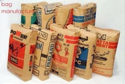 China 2-Ply 90GSM Paper Block Bottom Valve Sack - 70-95GSM Range with Self-Closing Internal Valve for Cement Packaging for sale