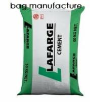 China Empty PP Woven Valve Bag 25KG 40KG 50KG Cement Sack Bag ISO4001 for sale