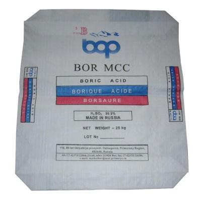 China PP Woven Block Bottom Valve Cement Bags 20kg 25kg 40kg 50kg Capacity with 70-100gsm Material for sale