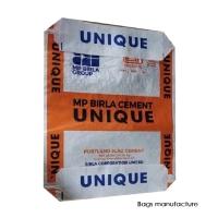 China Custom Printed PP Woven Valve Bags 60-100GSM for Cement Mortar Plaster Packaging with 60 Million Monthly Capacity for sale