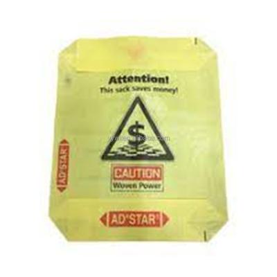 China Moisture Resistant Cement Packing Bags 40Kg 50Kg Laminated PP Woven Block Bottom Valve Sacks 70-100GSM for sale