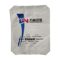 China Laminated PP Woven Block Bottom Valve Sack 70-100GSM for Cement and Construction Materials for sale