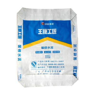 China 25KG 40KG 50KG cement packaging bags white cement stucco cement powder for sale