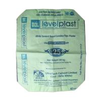 China Empty 20kg 25kg 40kg 50kg Block Bottom Valve Bag for Cement for sale