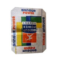 China High Tensile Strength PP Woven Block Bottom Bag With Valve For 50kg Cement Packaging for sale