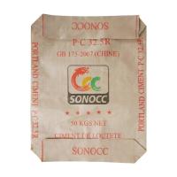 China 25 KG 40 KG 50 KG PP Woven Bag Empty PP Cement Bag Block Bottom With Valve for sale