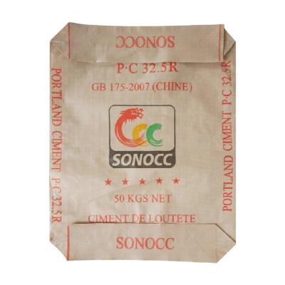 China 25 KG 40 KG 50 KG PP Woven Bag Empty PP Cement Bag Block Bottom With Valve for sale