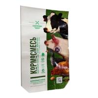 China Customizable Woven PP Block Bottom Bags with BOPP Printing for Animal Feed - 70-100 GSM, 60 Million Monthly Capacity for sale