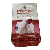 China Woven PP Block Bottom Bags 70-100GSM with BOPP Printing for Animal Feed and Fertilizer Packaging for sale