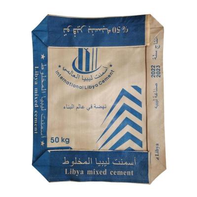 China 85GSM Plastic Packaging Bag for Cement Building Material 50x64x11cm Advantage ISO9001 2008 Certificate for sale